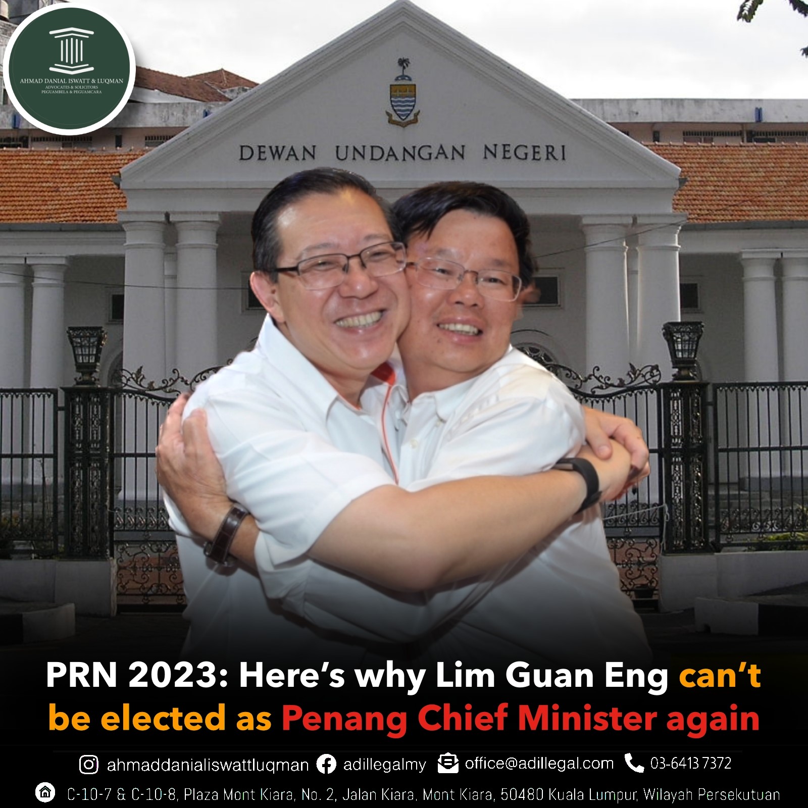 PRN 2023: Here’s why Lim Guan Eng can’t be elected as Penang Chief ...