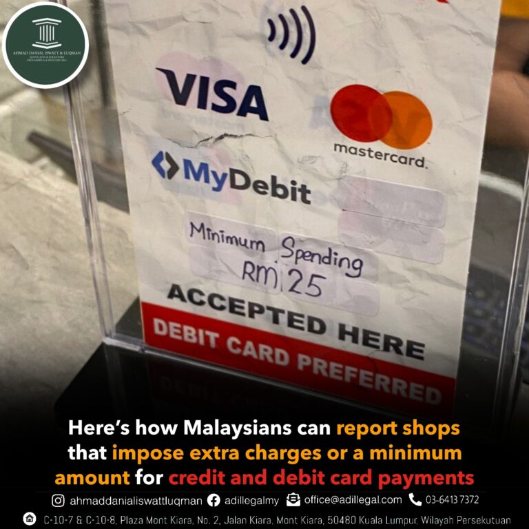 Heres How Malaysians Can Report Shops That Impose Extra Charges Or A 8189